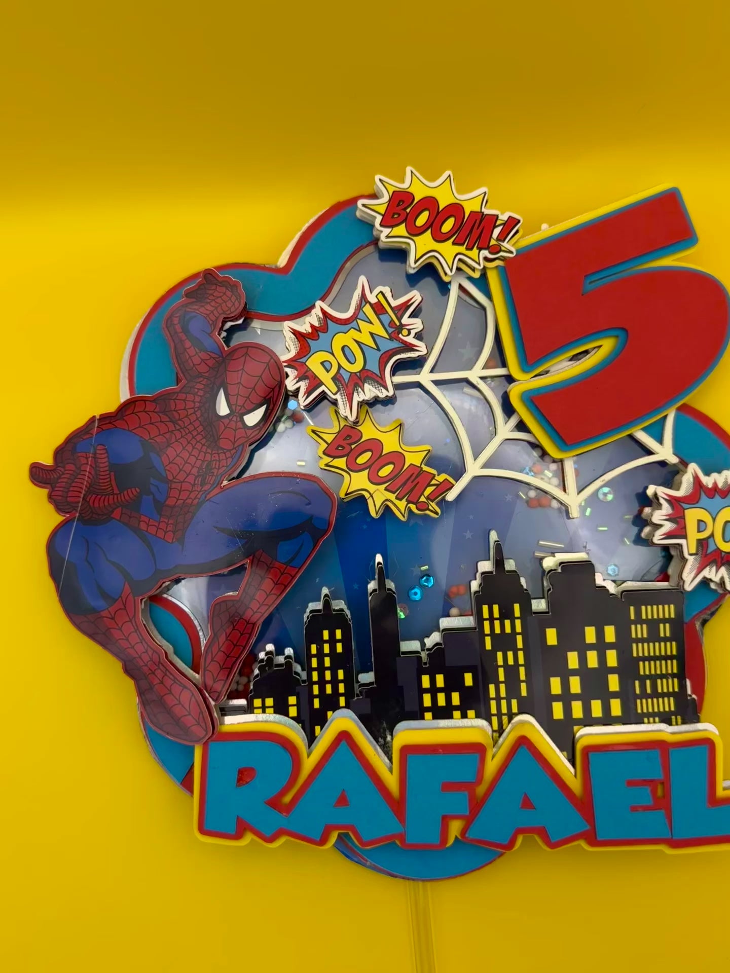 3D Caketopper -Spiderman Inspired – KAMUMA CRAFTS